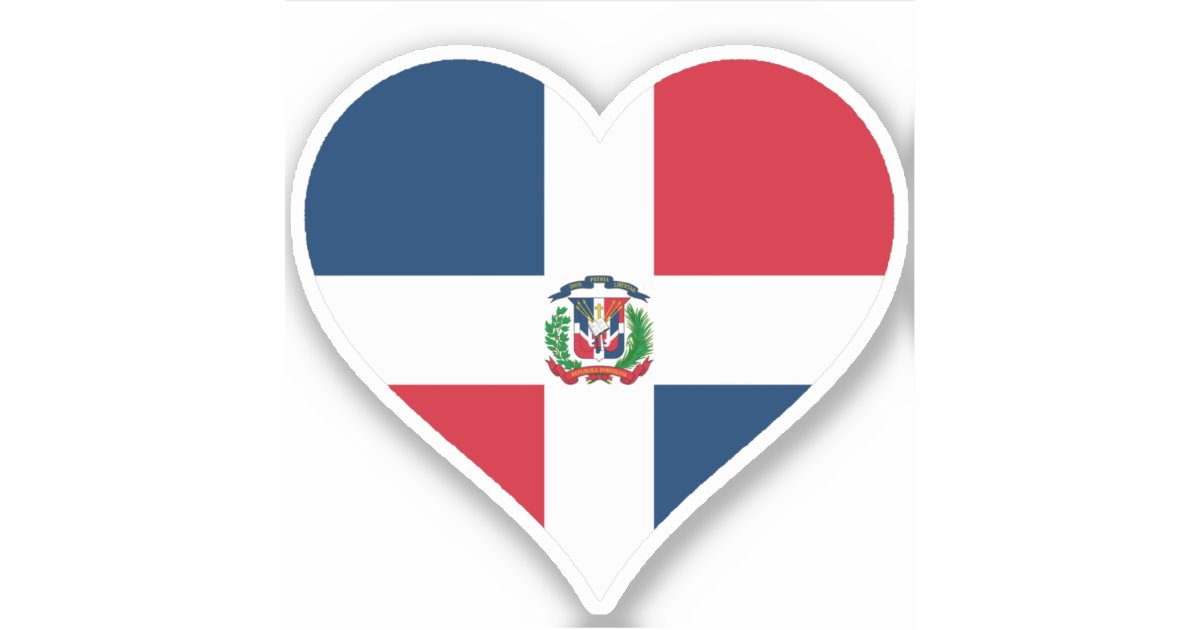 Dominican Republic Flag Sticker | Zazzle