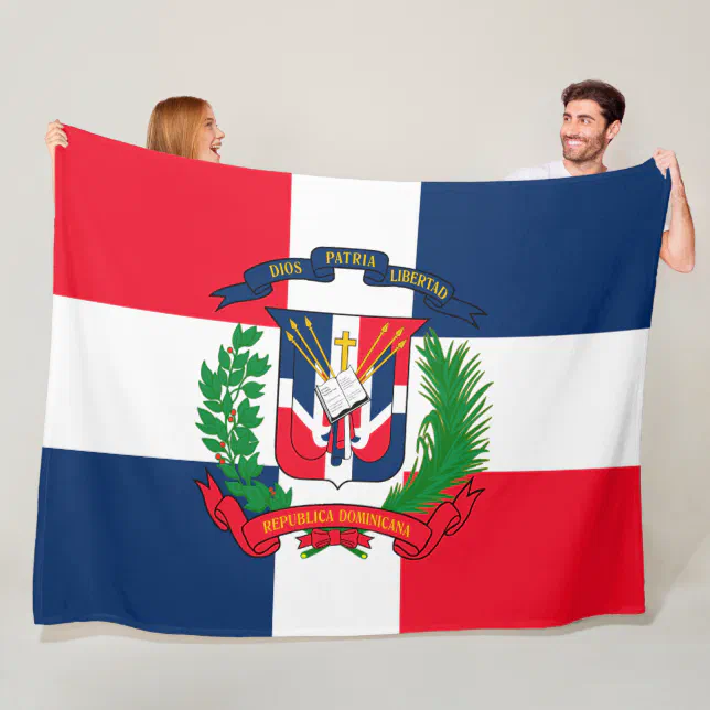 Dominican Republic Fleece Blanket | Zazzle