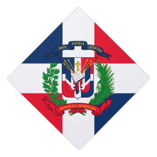 Dominican Republic Graduation Cap Topper | Zazzle