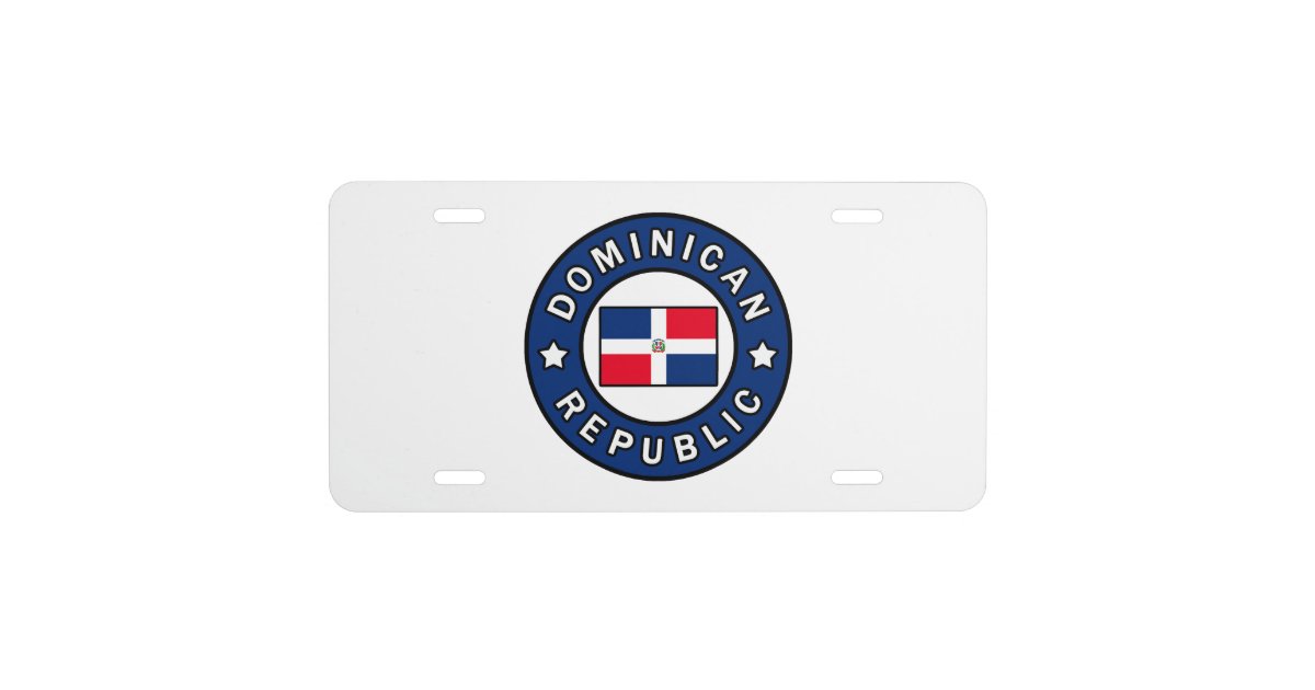 Dominican Republic License Plate | Zazzle