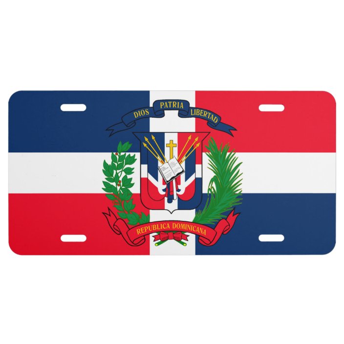 Dominican Republic License Plate | Zazzle.com