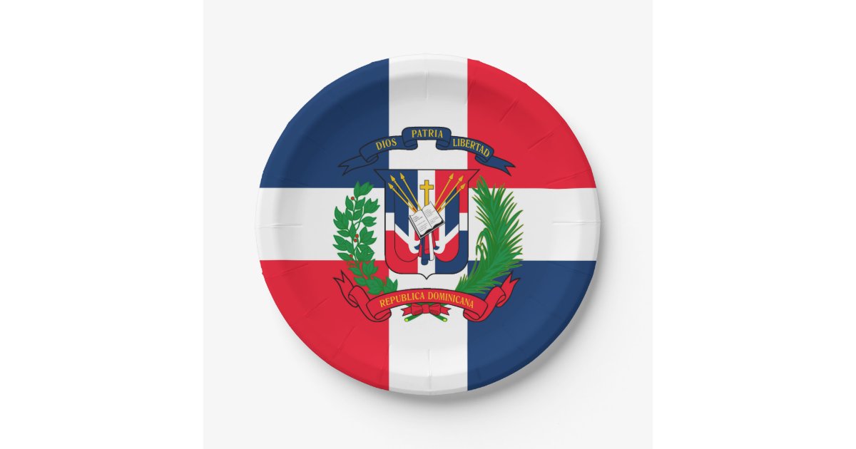 Dominican Republic Paper Plates | Zazzle