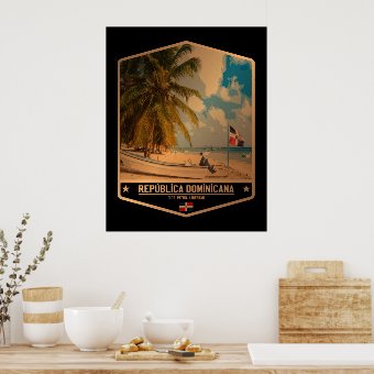 Dominican Republic Poster | Zazzle