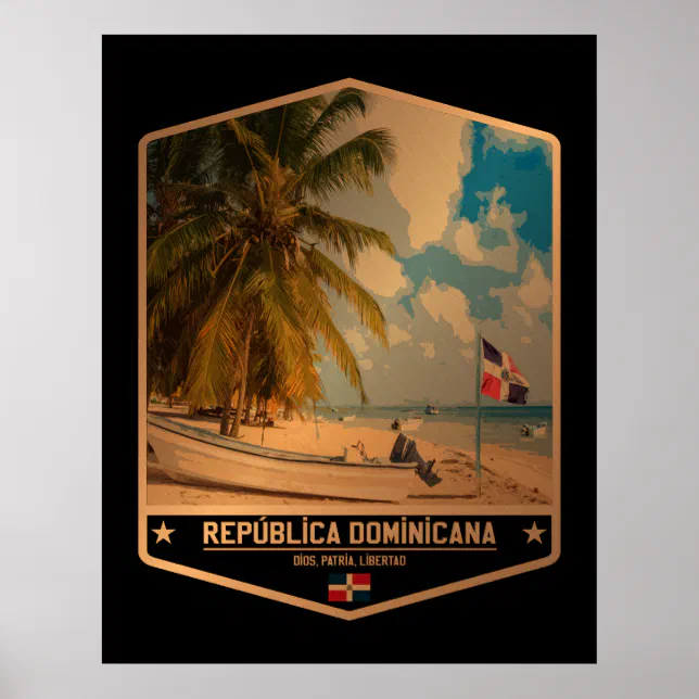 Dominican Republic Poster | Zazzle