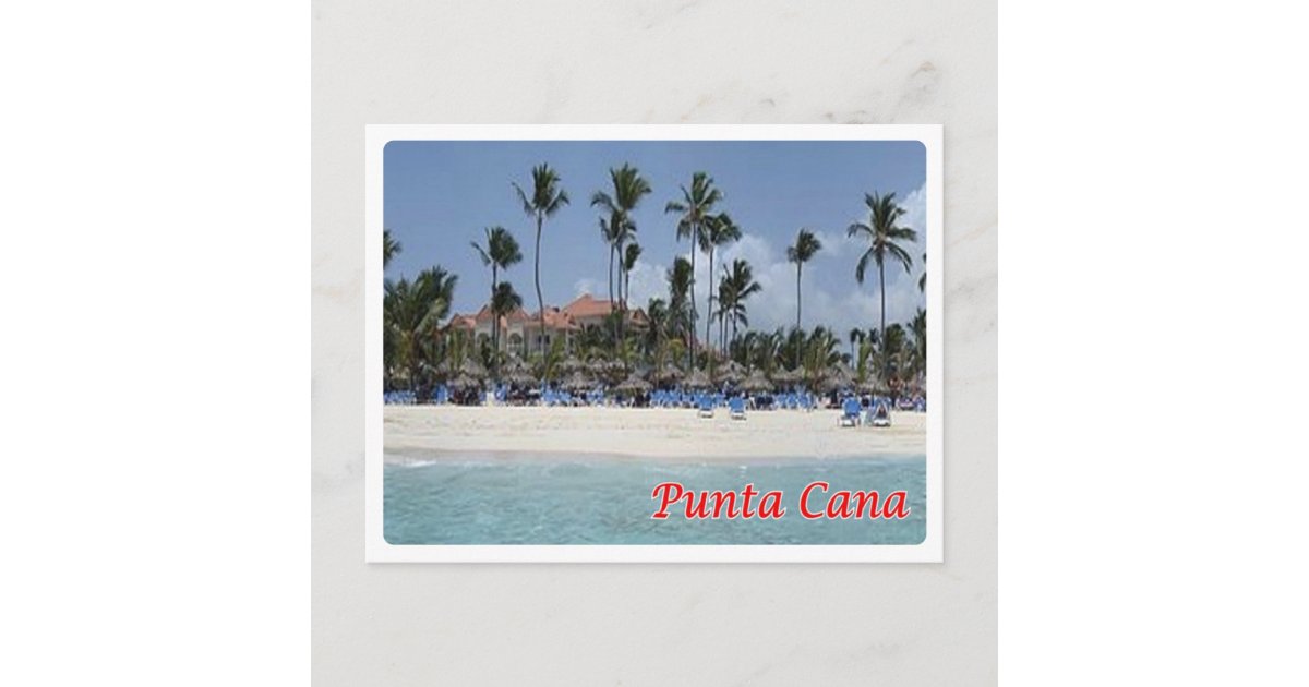 Dominican Republic - Punta Cana - Postcard | Zazzle