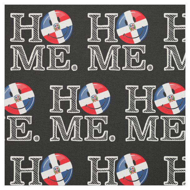 The Dominican Republic Flag Fabric | Zazzle.com