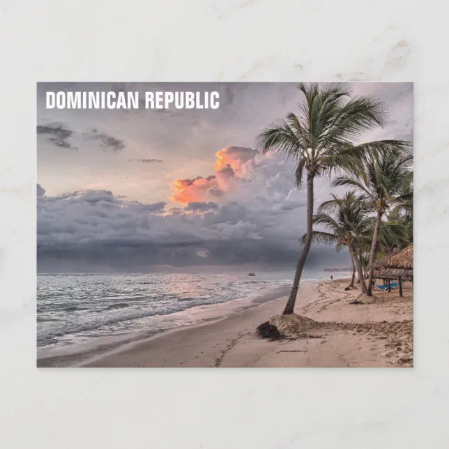 Dominican Republic Tropical Beach Travel Photo Postcard | Zazzle