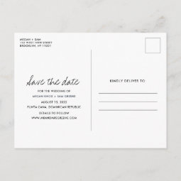 Dominican Republic Tropical Wedding Save the Dates Announcement ...