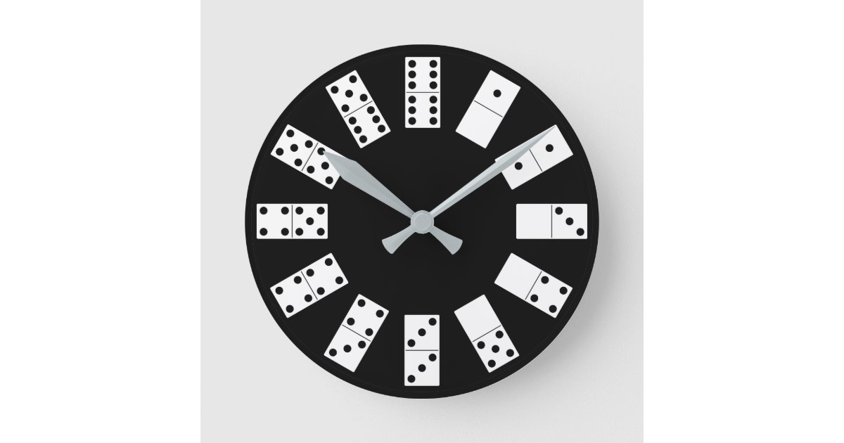 Domino Clock | Zazzle