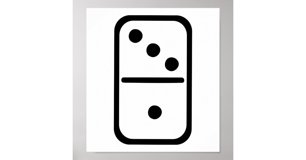 Domino Poster | Zazzle
