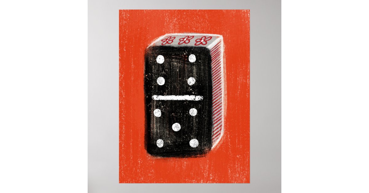 Domino Poster Wall Art | Zazzle