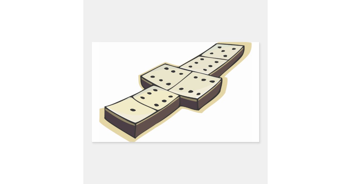 Domino Stickers | Zazzle
