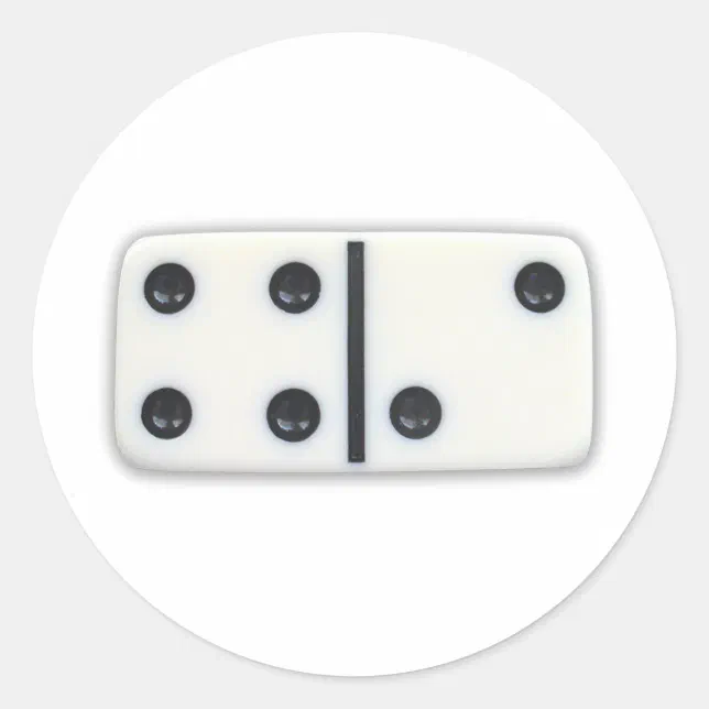 Domino Stickers 001 | Zazzle
