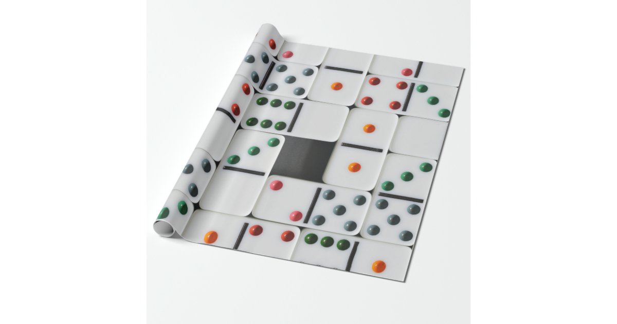 Domino Wrapping Paper | Zazzle