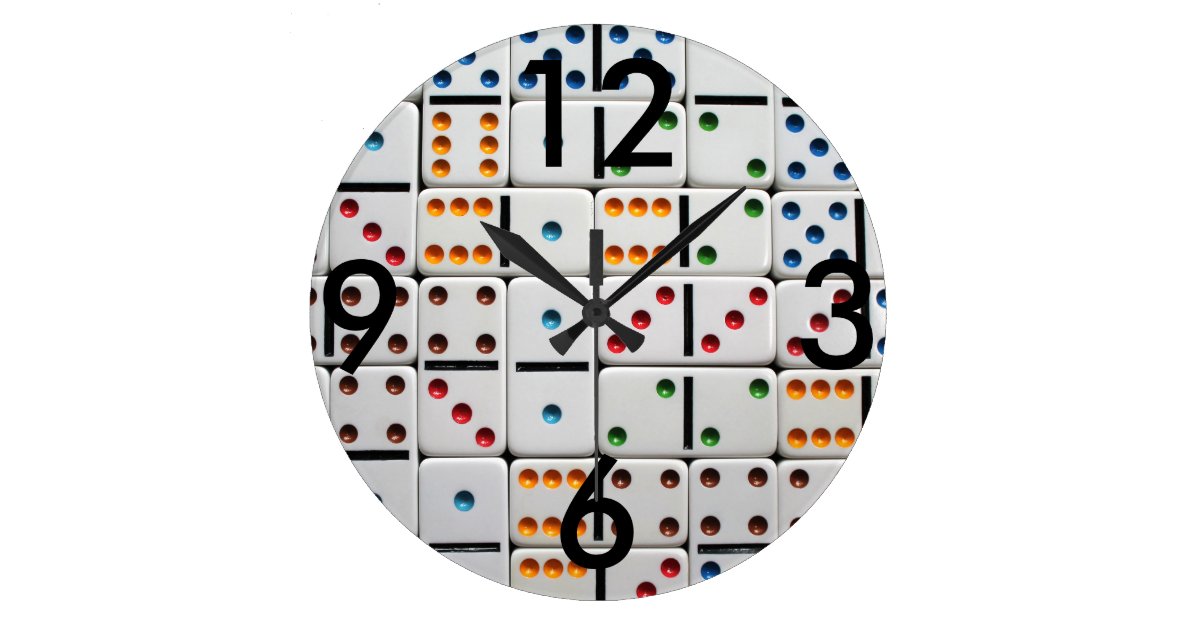 Dominoes clock | Zazzle.com