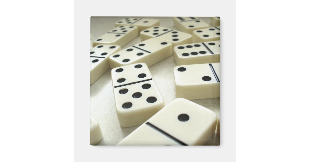 Dominoes Magnet 009 | Zazzle