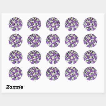 Dominoes Stickers 001 | Zazzle