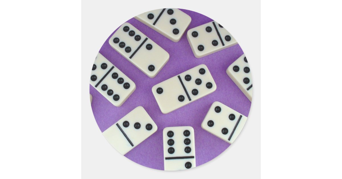 Dominoes Stickers 001 | Zazzle