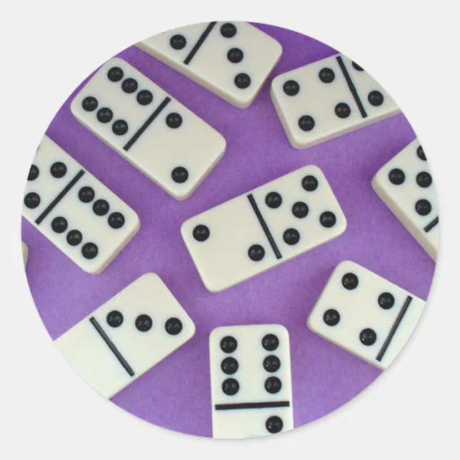 Dominoes Stickers 001 | Zazzle