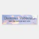Dominus Vobiscum Trad Catholic Latin Mass Blue Sky Bumper Sticker | Zazzle