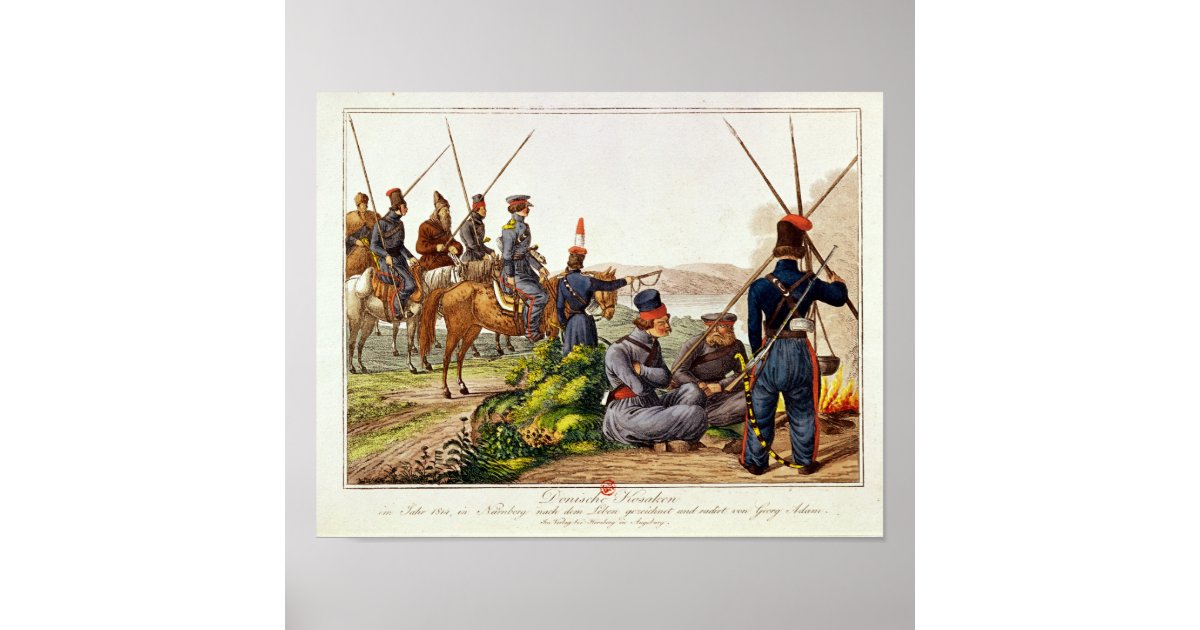 Don Cossacks in 1814 Poster | Zazzle