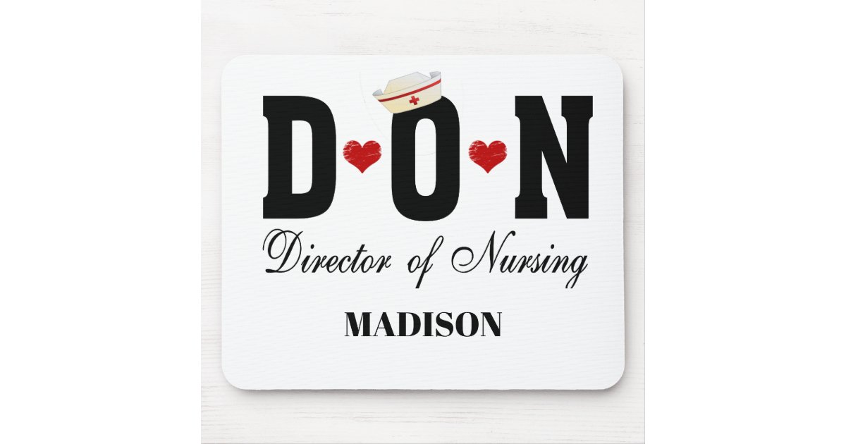 DON Director of Nursing Mouse Pad | Zazzle
