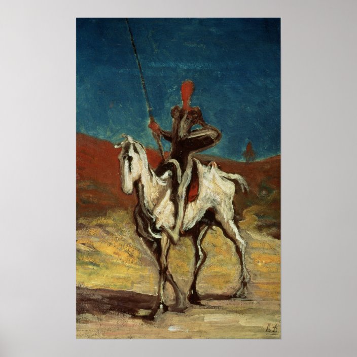 Don Quixote, c.1865-1870 Poster | Zazzle.com