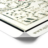 Don Quixote Route Map-Mapa de la Ruta del Quijote Poster | Zazzle