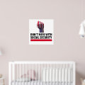 Don’t Mess with Social Security Poster | Zazzle