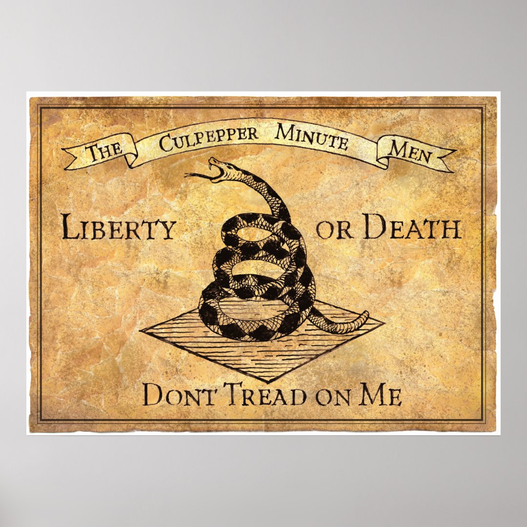 Don’t Tread on Me Poster | Zazzle