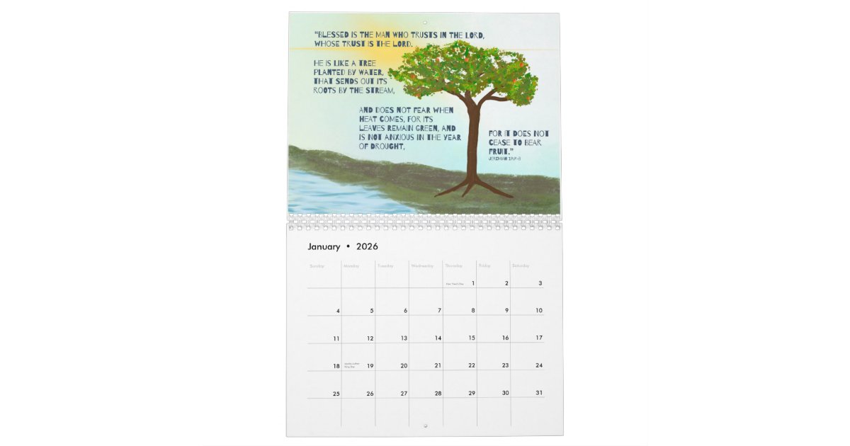 Don’t Worry monthly Calendar | Zazzle
