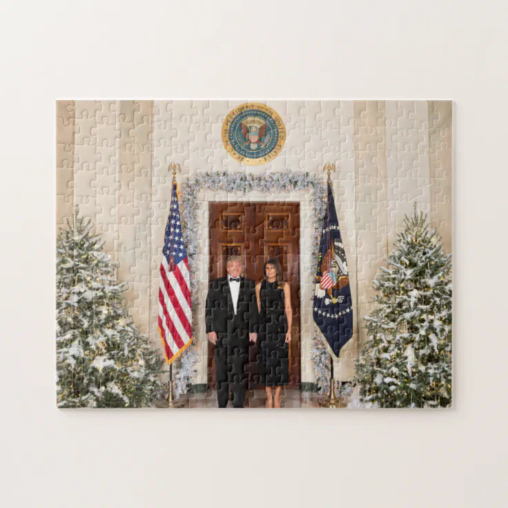 Donald and Melania Trump Jigsaw Puzzle | Zazzle