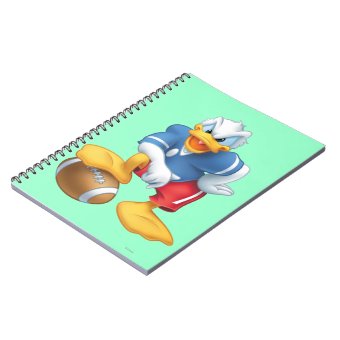 Donald Duck | Football Notebook | Zazzle