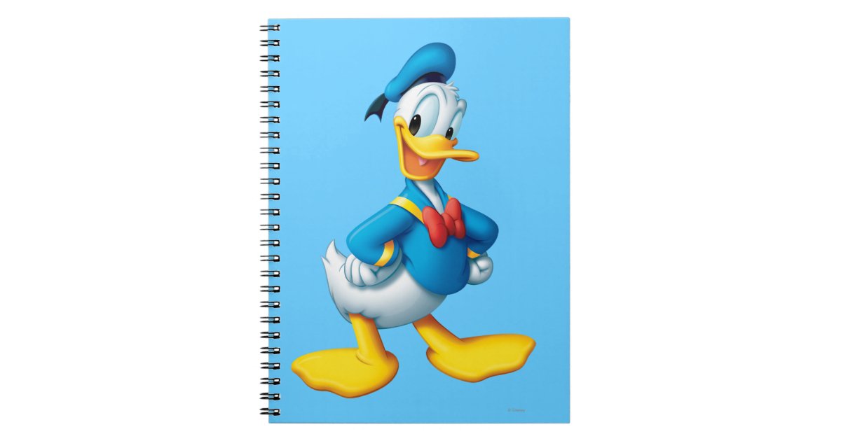 Donald Duck | Happy Notebook | Zazzle