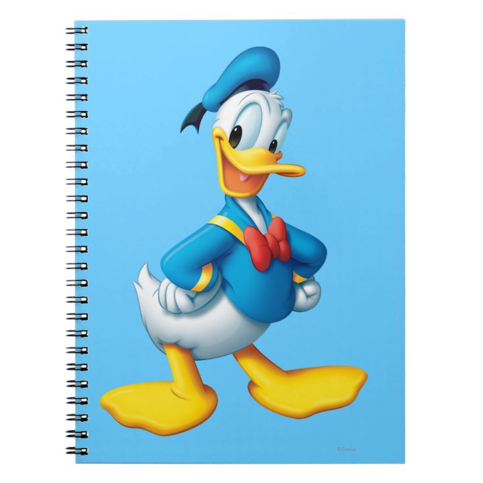 Donald Duck | Happy Notebook | Zazzle.com