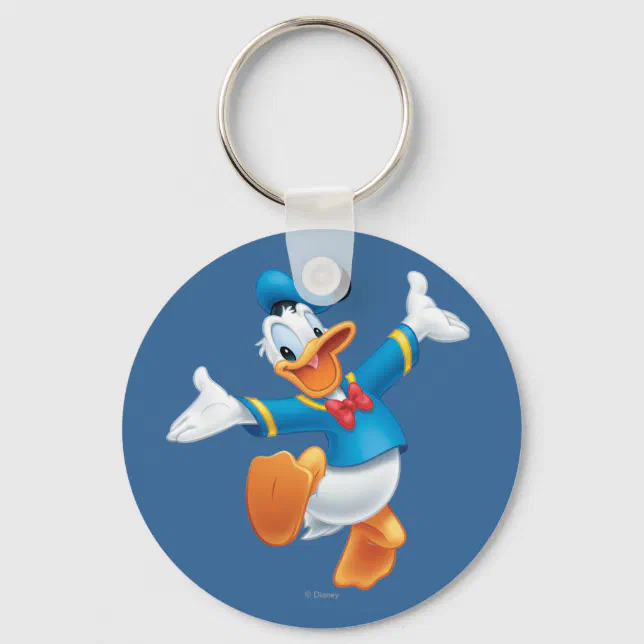 Donald Duck | Jumping Keychain | Zazzle