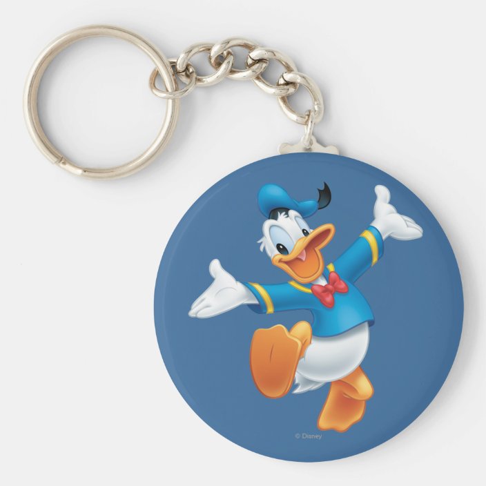 Donald Duck | Jumping Keychain | Zazzle.com