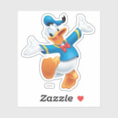 Donald Duck | Jumping Sticker | Zazzle