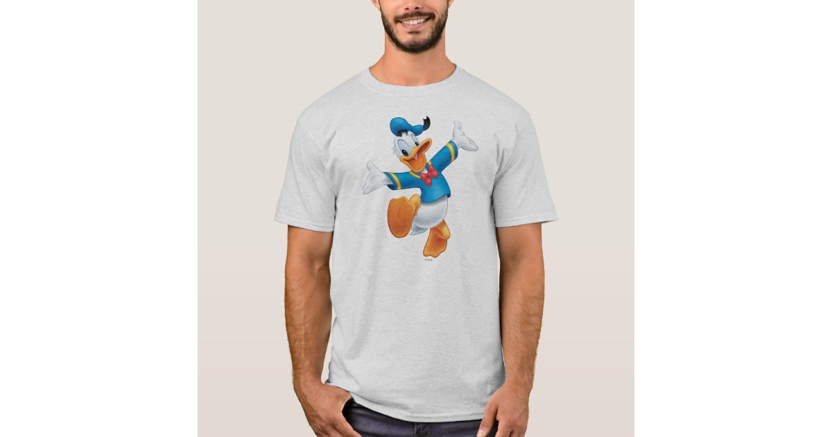 Donald Duck | Jumping T-Shirt | Zazzle