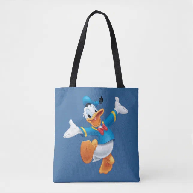 Donald Duck | Jumping Tote Bag | Zazzle