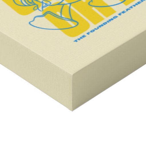 Donald Duck & Mickey Fist Bump Oh Boy! Faux Canvas Print | Zazzle