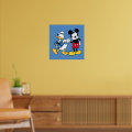 Donald Duck & Mickey Fist Bump Poster | Zazzle
