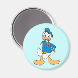 Donald Duck | One Hand on Hip Magnet | Zazzle