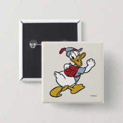 Donald Duck | Outdoor Donald Button | Zazzle