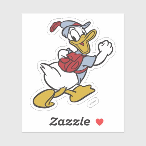 Donald Duck | Outdoor Donald Sticker | Zazzle