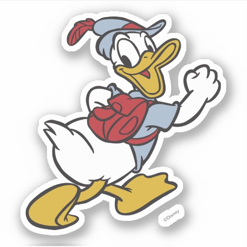 Donald Duck | Outdoor Donald Sticker | Zazzle