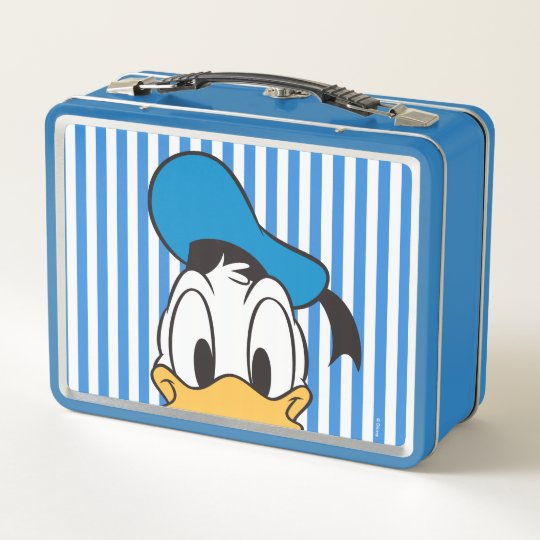 Donald Duck | Peek-a-Boo Metal Lunch Box | Zazzle.com