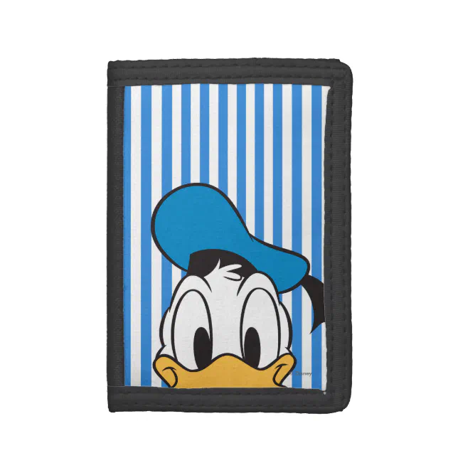 Donald Duck | Peek-a-Boo Tri-fold Wallet | Zazzle