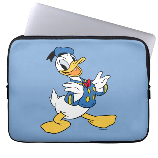 Donald Duck | Proud Pose Laptop Sleeve | Zazzle
