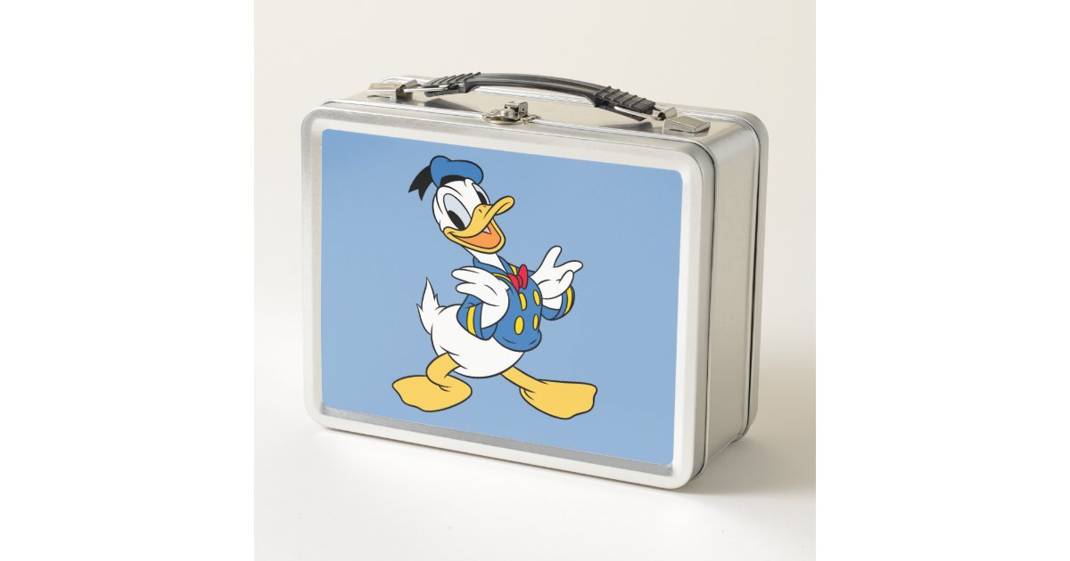 Donald Duck | Proud Pose Metal Lunch Box | Zazzle